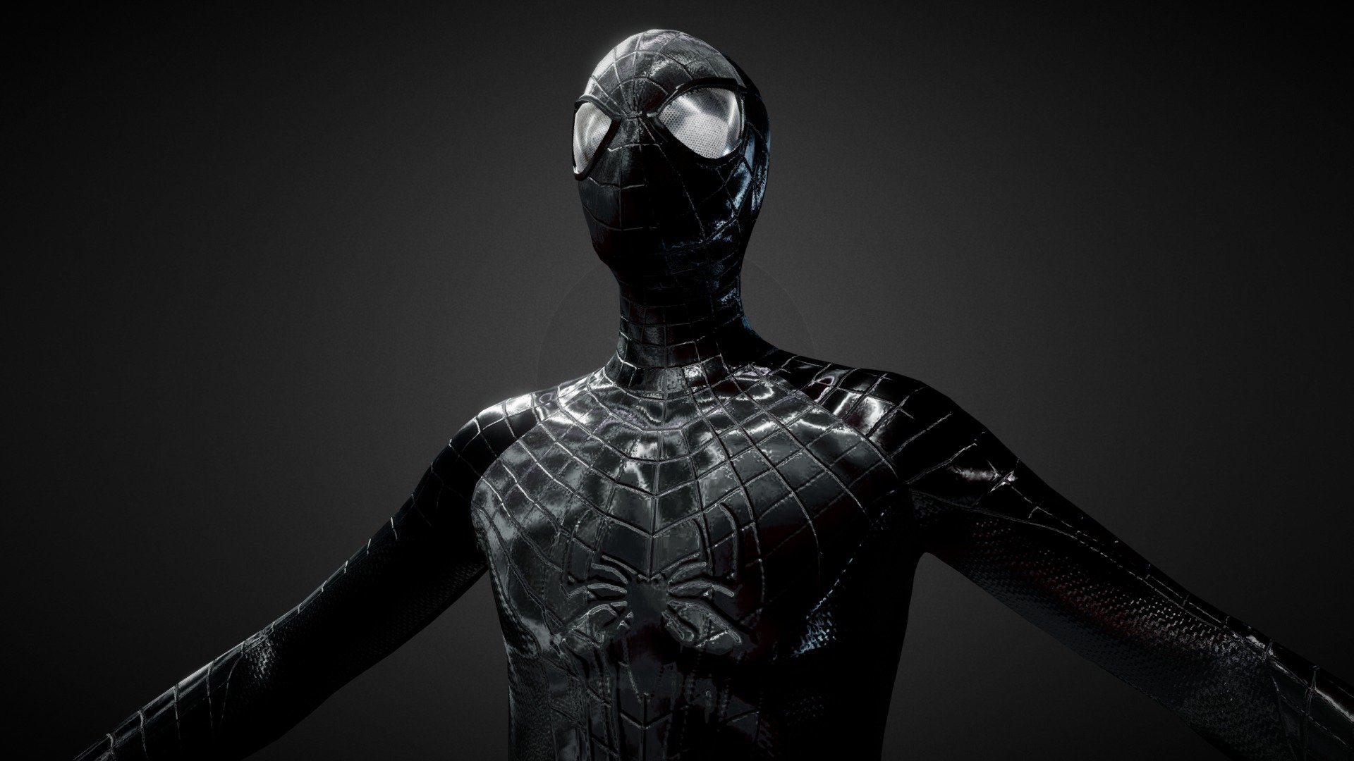 Symbiote Spider-Man 3 - Andrew Garfield - Download Free 3D model by DEV STUDIOS 3D (@devraj ...