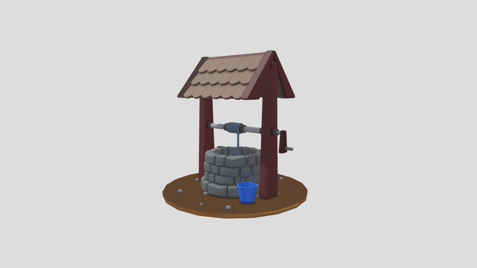 Water Well Model - 3D model by hanbee127 [2183936] - Sketchfab