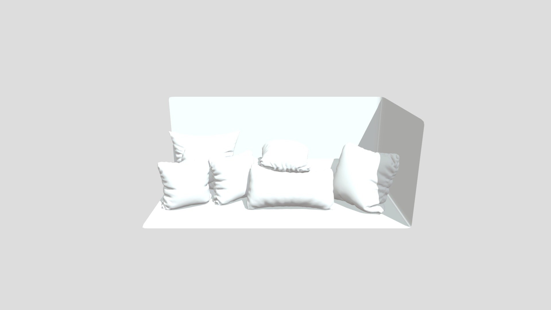 Professional 3D Pillow Models - 3D model by kredi [2186968] - Sketchfab