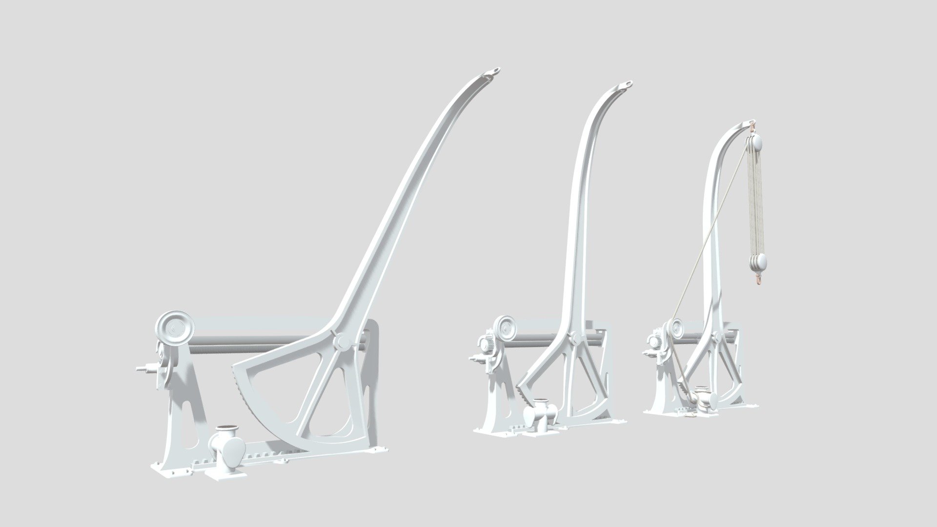 Titanic's Davits - 3D model by TITANIC_REMINDER [21869a4] - Sketchfab