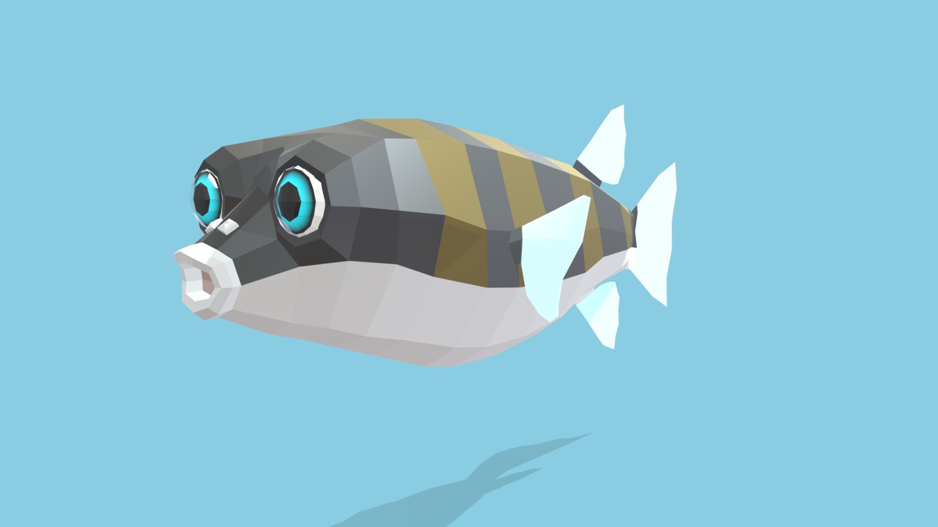 Amazon Puffer Fish - 3D model by InaSilja [2187c0e] - Sketchfab