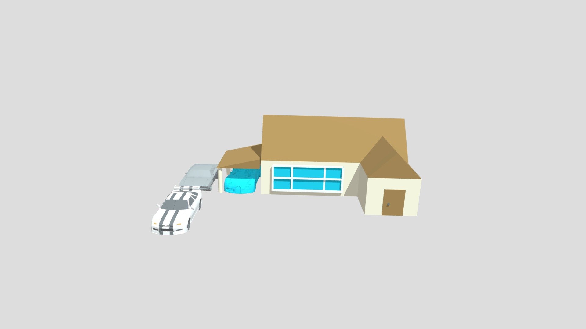 Dream House - 3D model by zapattinig [2188b6b] - Sketchfab