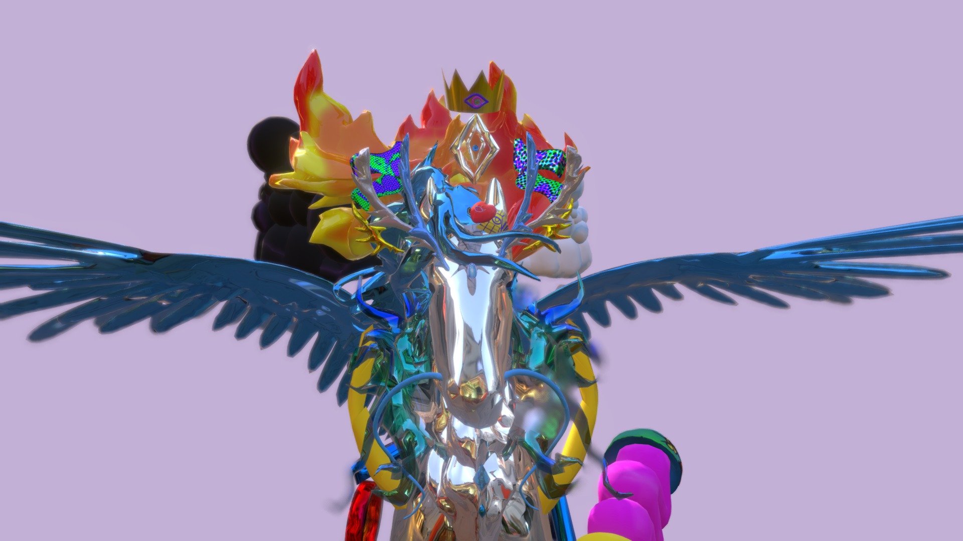 Pegasus - 3D model by Alex Robinson (@Alprob) [218a206] - Sketchfab