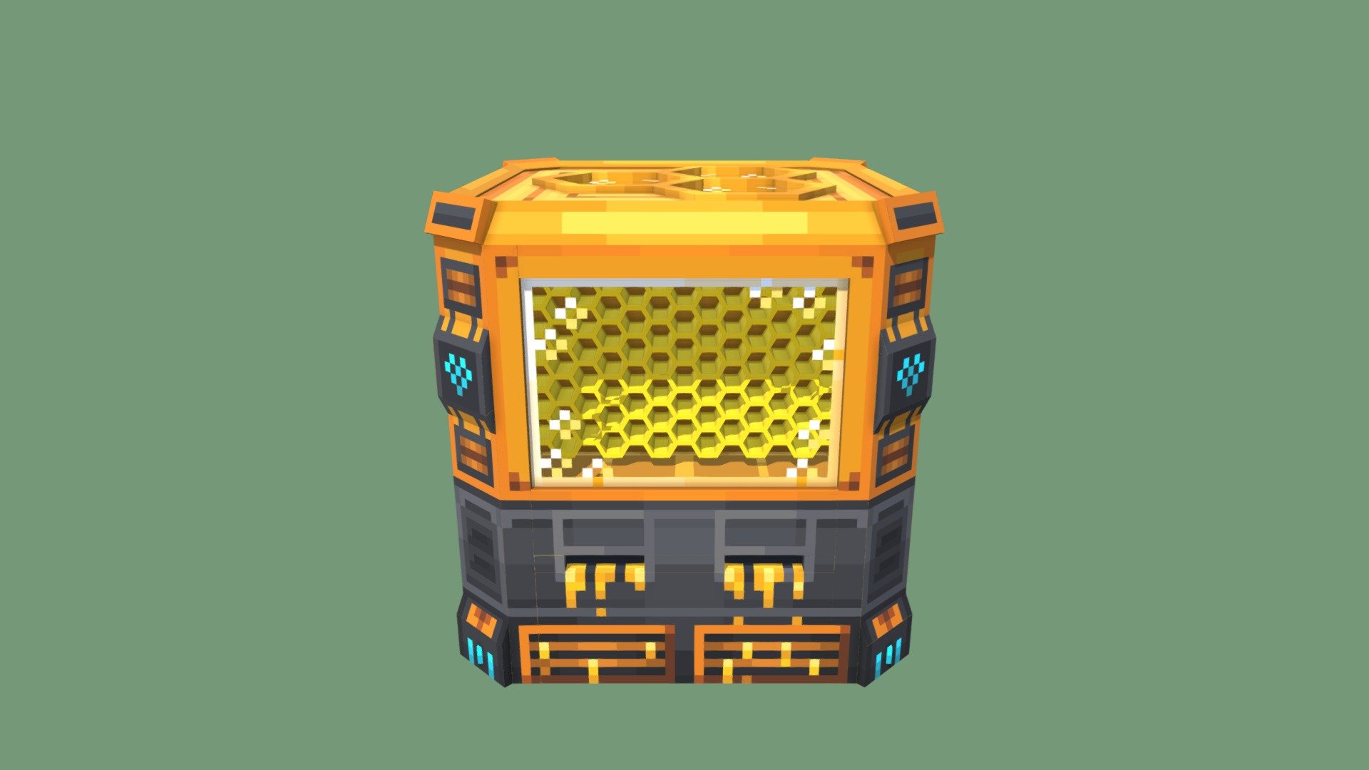 Sci-Fi BeeHive - 3D model by rainbowboi (@rainbowboi_) [218a418 ...