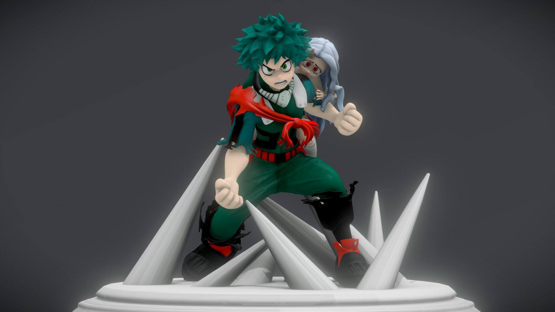 DEKU AND ERI- IZUKU MIDORIYA MY HERO ACADEMIA - 3D model by Krlts ...