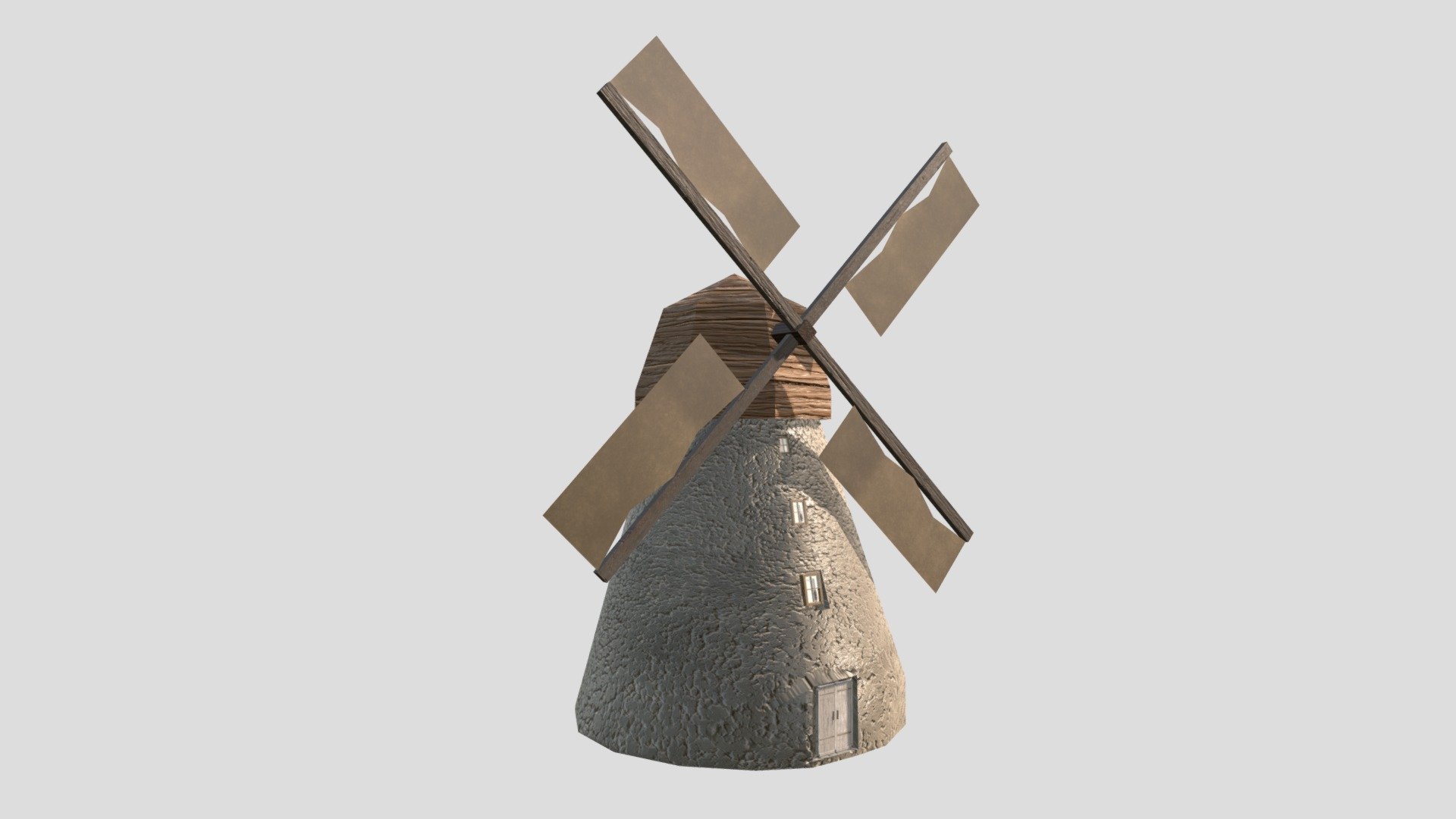 Medieval Windmill - Download Free 3D model by Zephyr (@zephyr699 ...