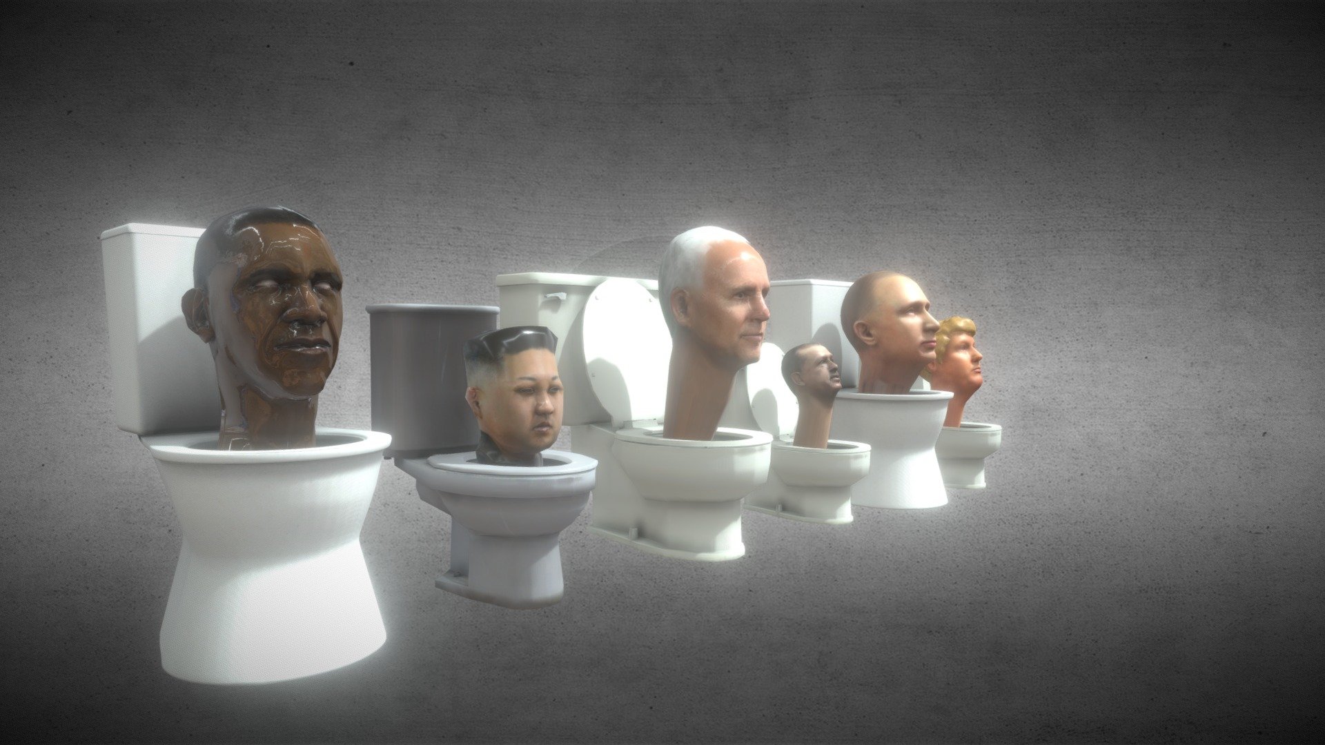 SKIBIDI PRESIDENT - Download Free 3D model by photon (that one larry ...