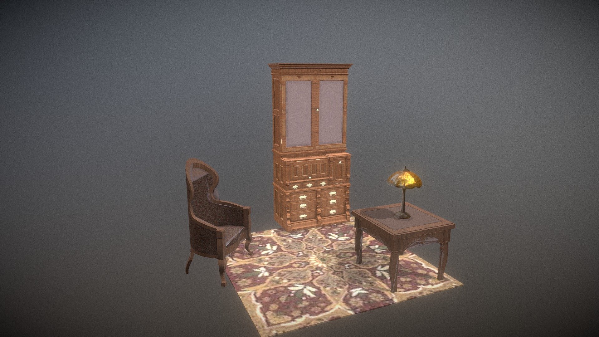 Room Victorian Style - Download Free 3D model by nicoleta.andreia ...