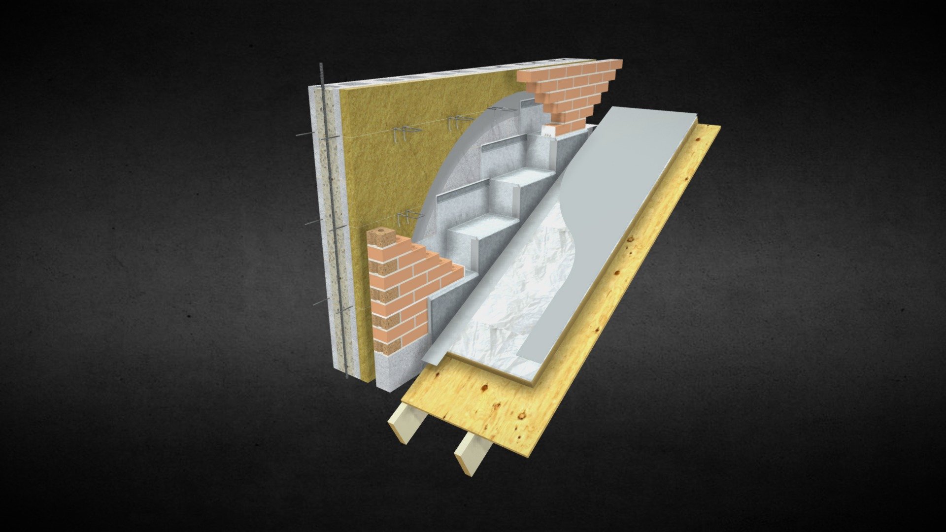 3D Roof Detail - 3D model by OverbeckStudios [218ef32] - Sketchfab