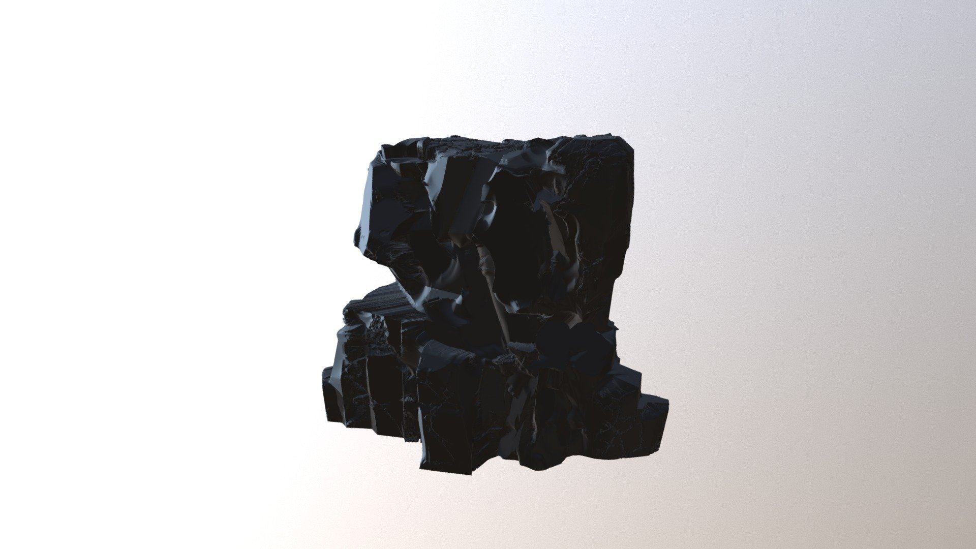 Rock 03 SS1 Sketch - 3D model by sarahsurvive [218f5ac] - Sketchfab