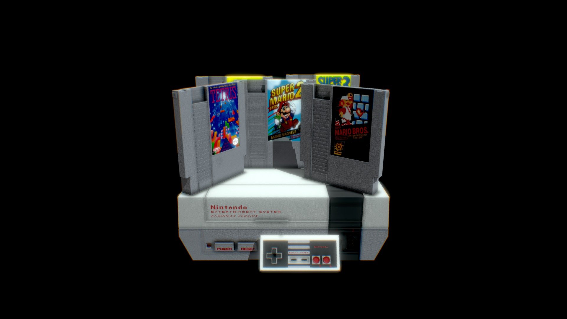 Nintendo Entertainment System - Buy Royalty Free 3D model by SattWorx ...