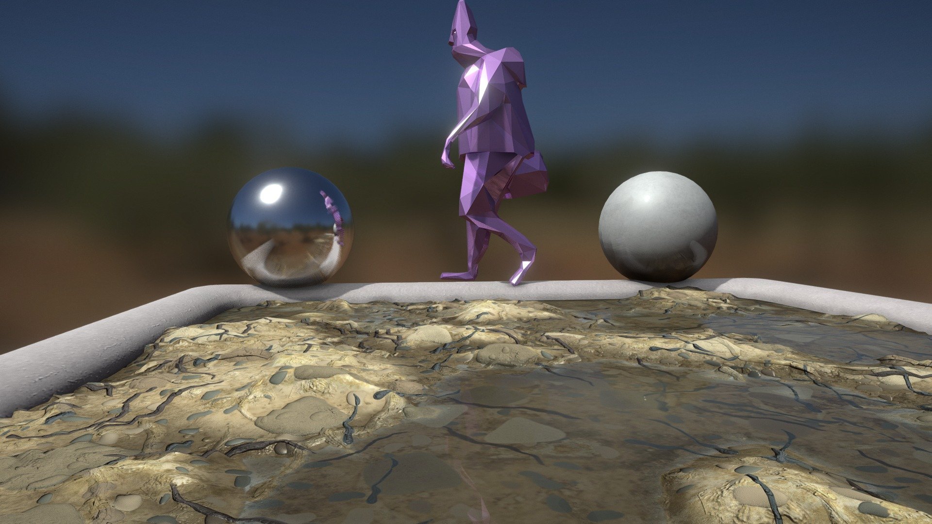 Dirt Ground Diorama - Low Poly - Download Free 3D model by tojek_vfx ...
