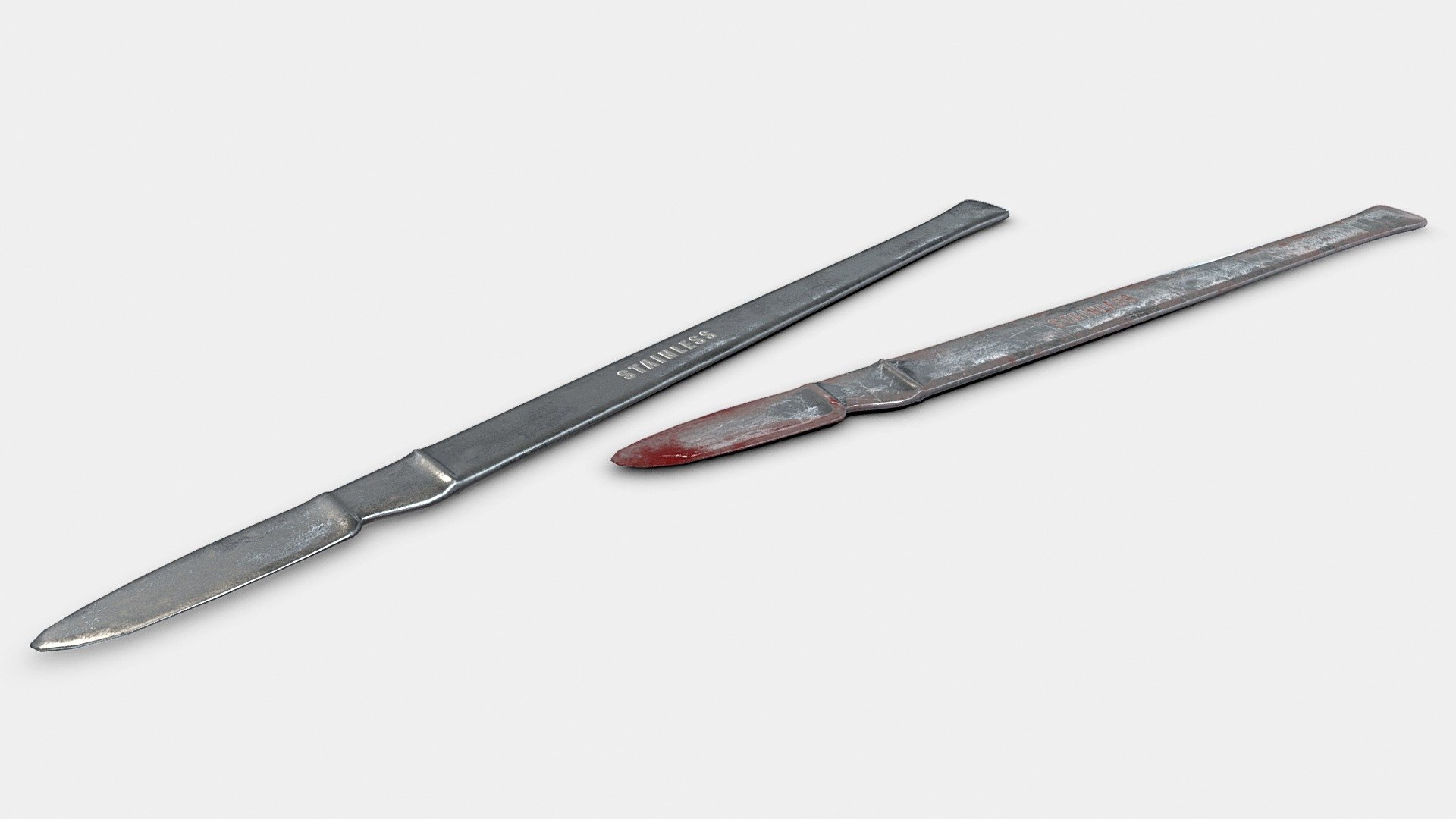 Pair of Scalpels - Download Free 3D model by Sousinho [219198b] - Sketchfab
