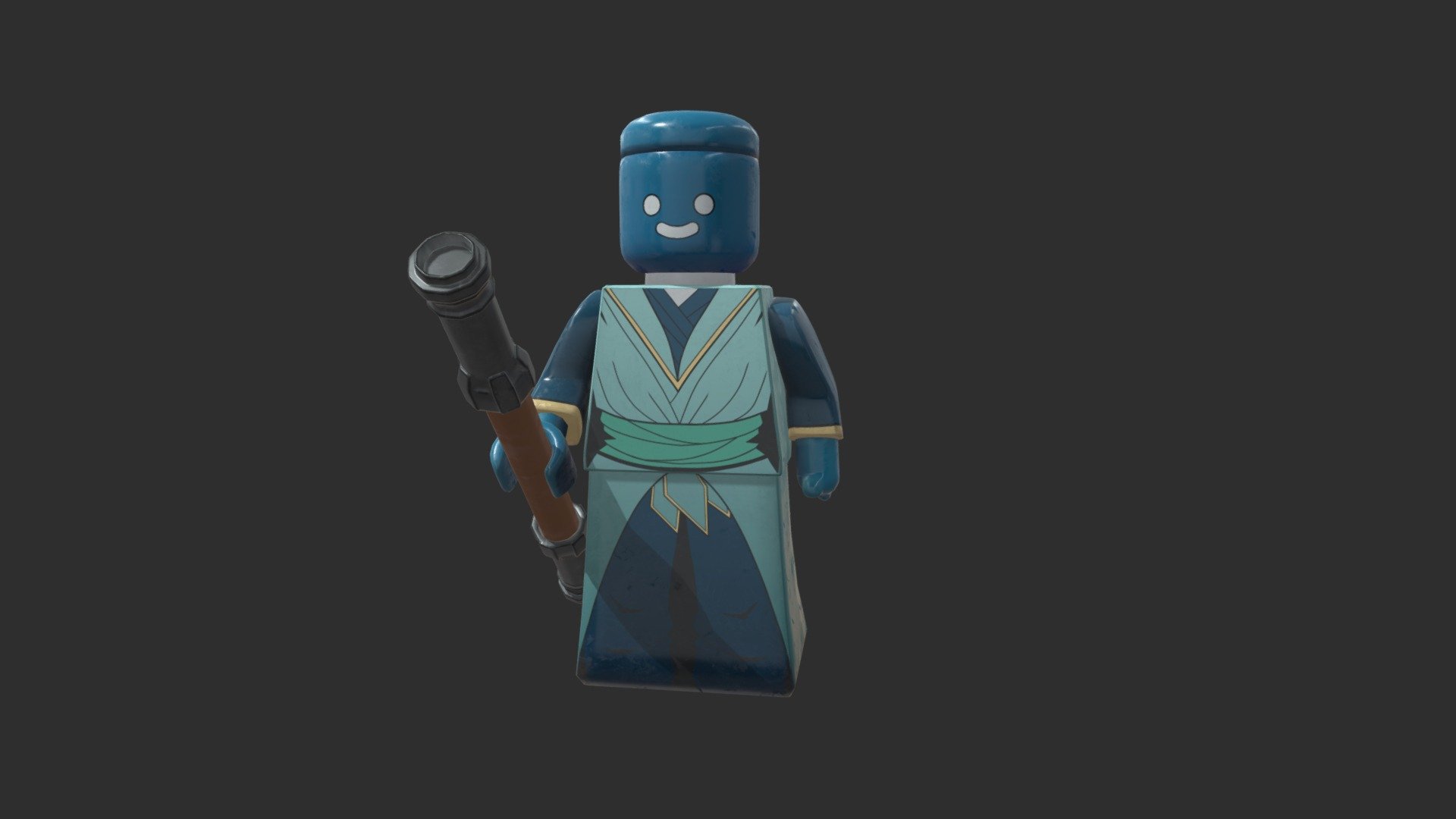 Plasmoid Lego Minifigure (fanart) - 3D model by Fayeec3D [2191a39 ...