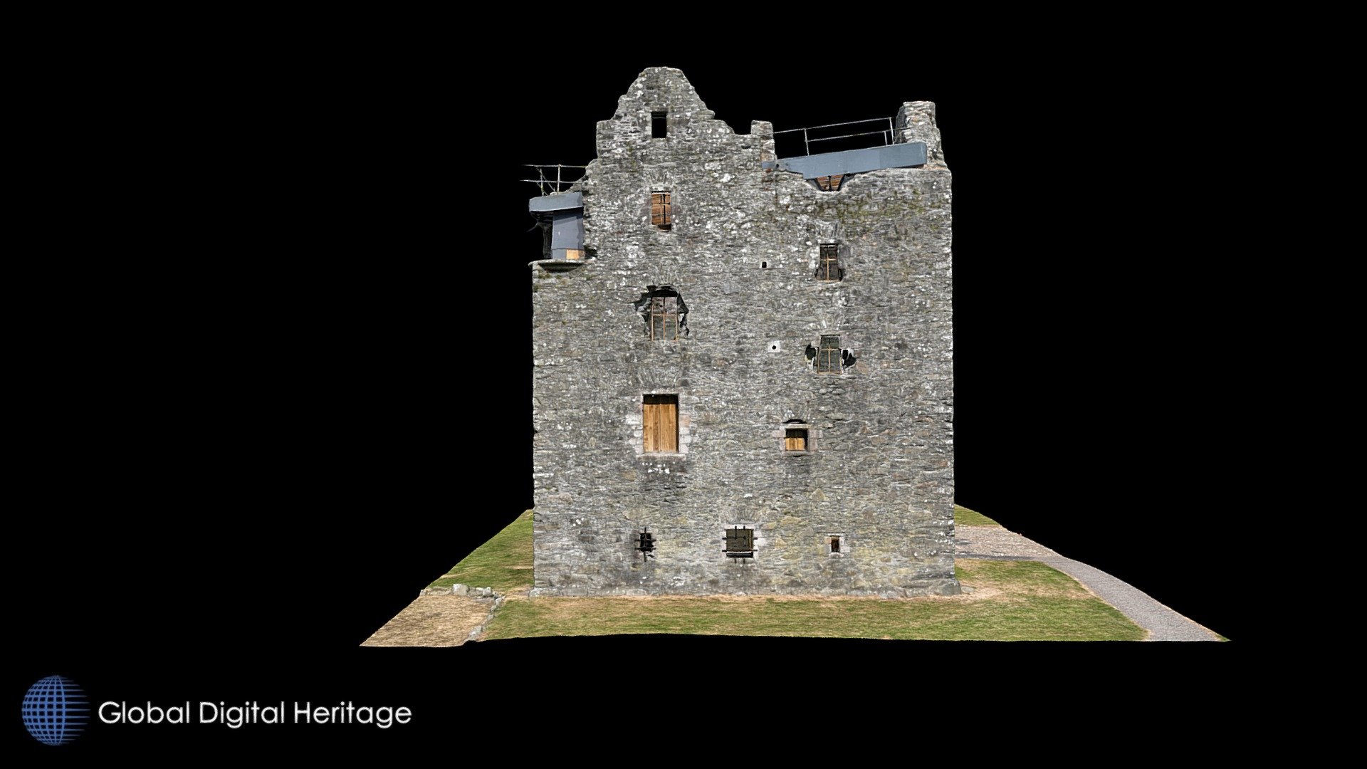 Sorbie Tower, Clan Hannay, Galloway, Scotland - Download Free 3D model ...
