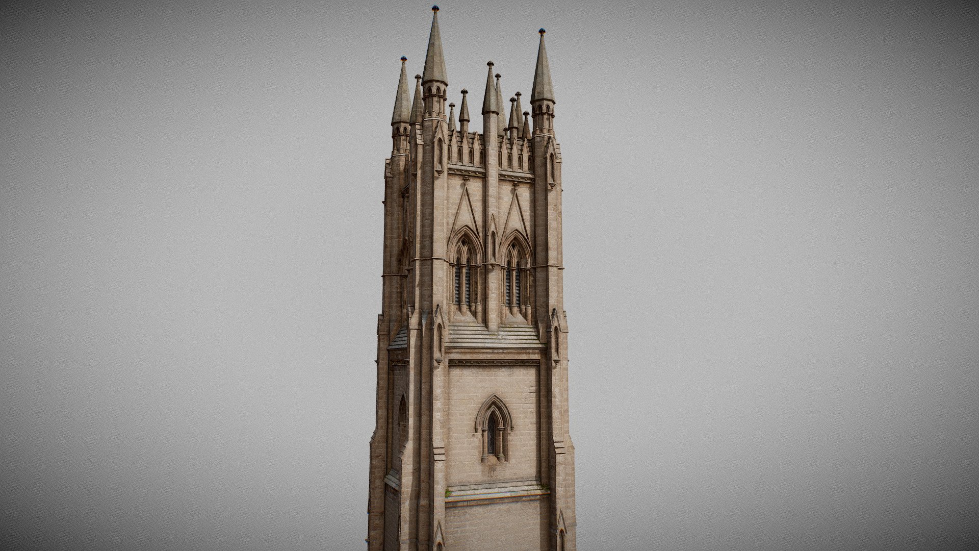 Victorian Gothic Tower - 3D model by kremiansky [2197e1d] - Sketchfab