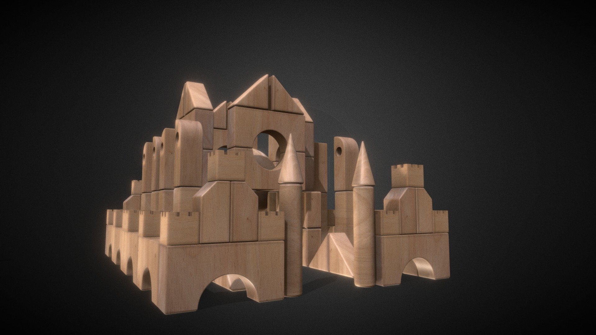 A7-Unit Block Castle - Download Free 3D model by Alvin_xiang ...