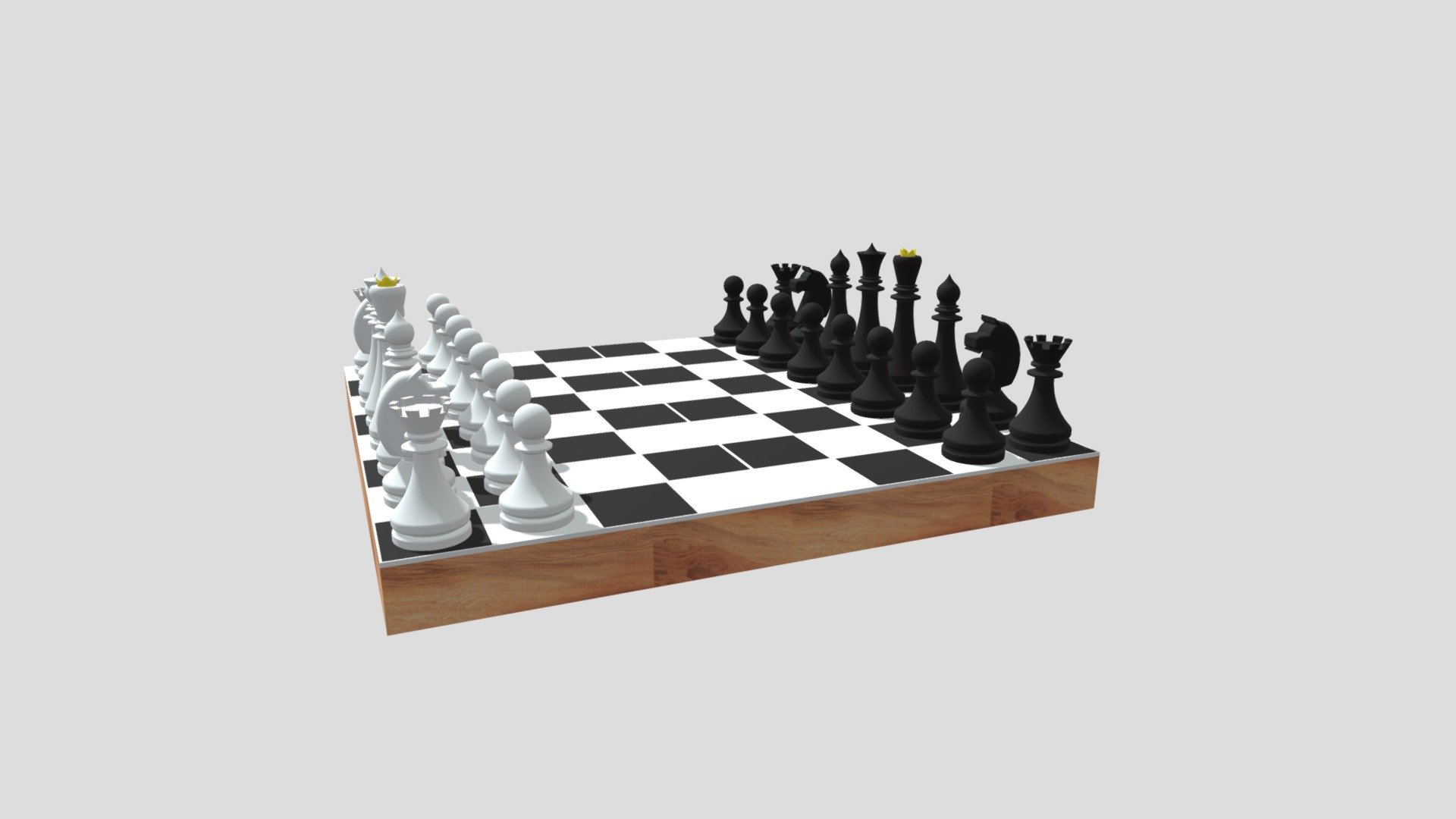CHESS - Download Free 3D model by rahimjonovmadiyor [219a071] - Sketchfab