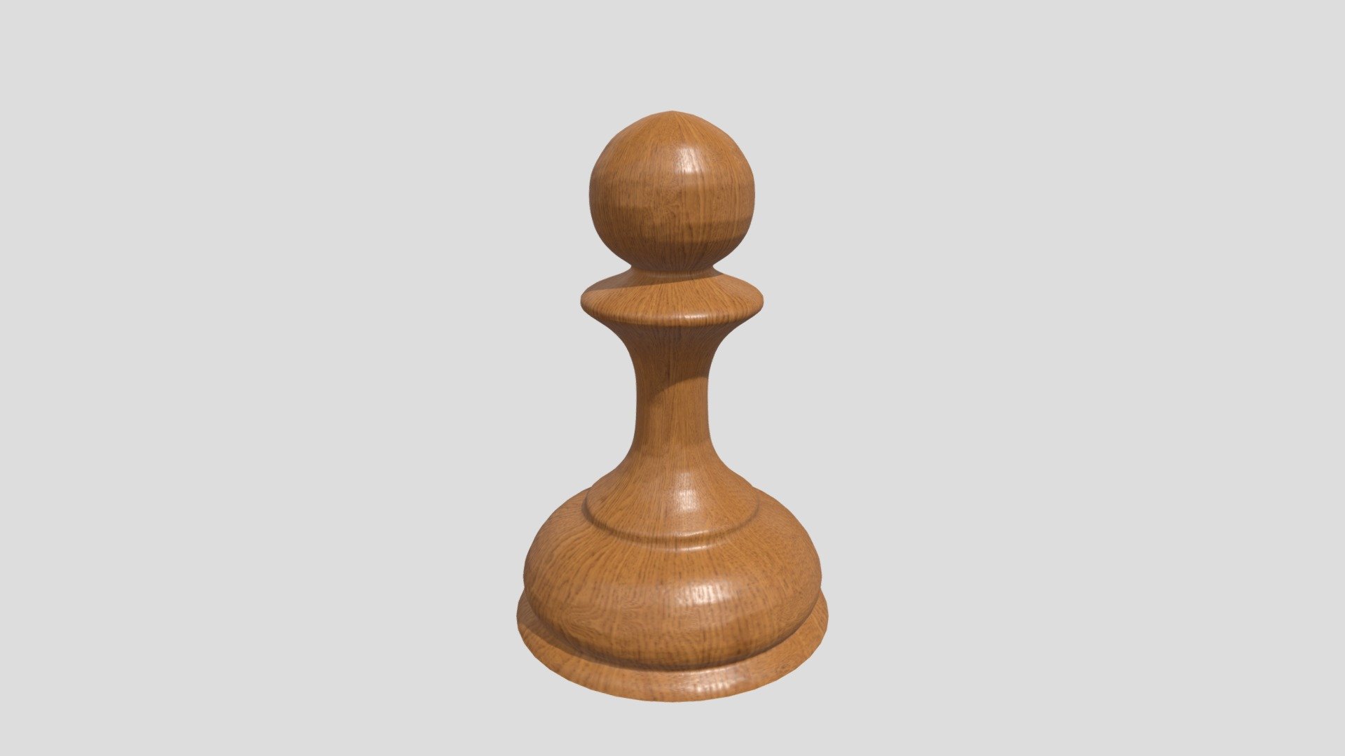 wooden pawn - Download Free 3D model by KimmyPara [219abdb] - Sketchfab