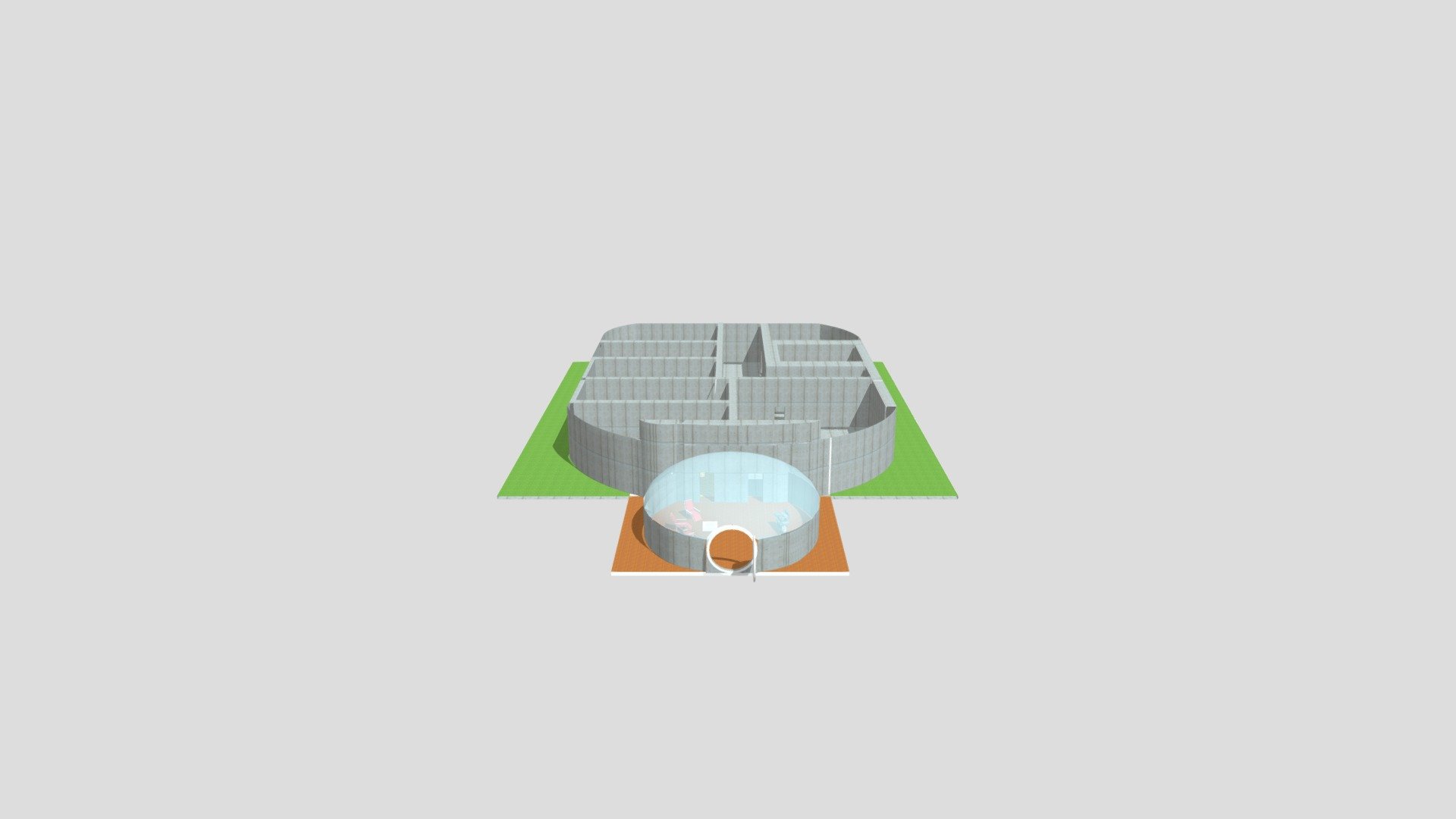 Hobbit Hole Hunter Mueller SHP24.obj - Download Free 3D model by ...