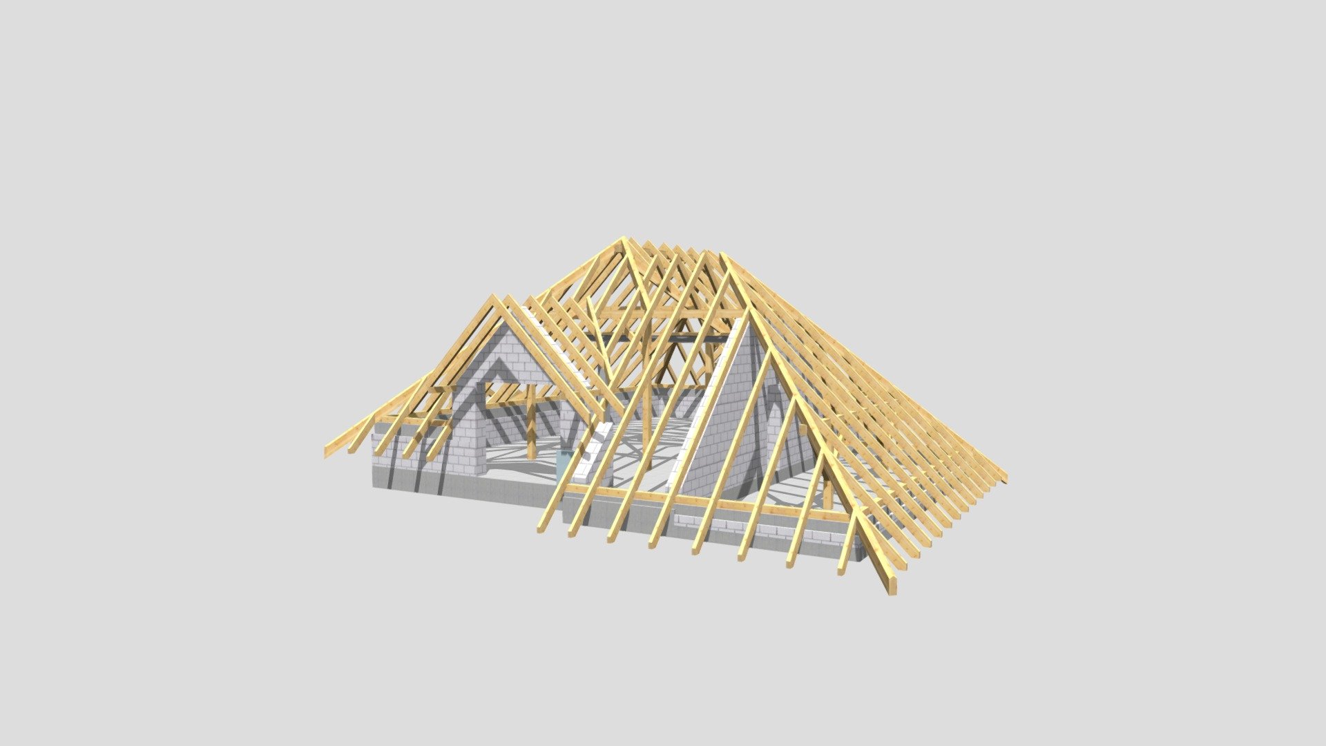 DACH_ADELAG1 - Download Free 3D model by cadprojekt [219bd25] - Sketchfab