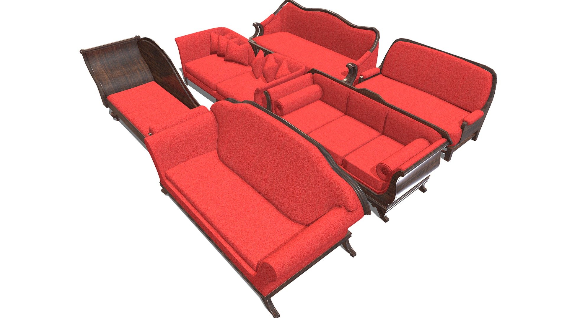 Couch / Sofa Collection - Buy Royalty Free 3D model by Studio Lab ...