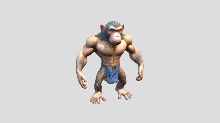 Monkeys 3D models - Sketchfab