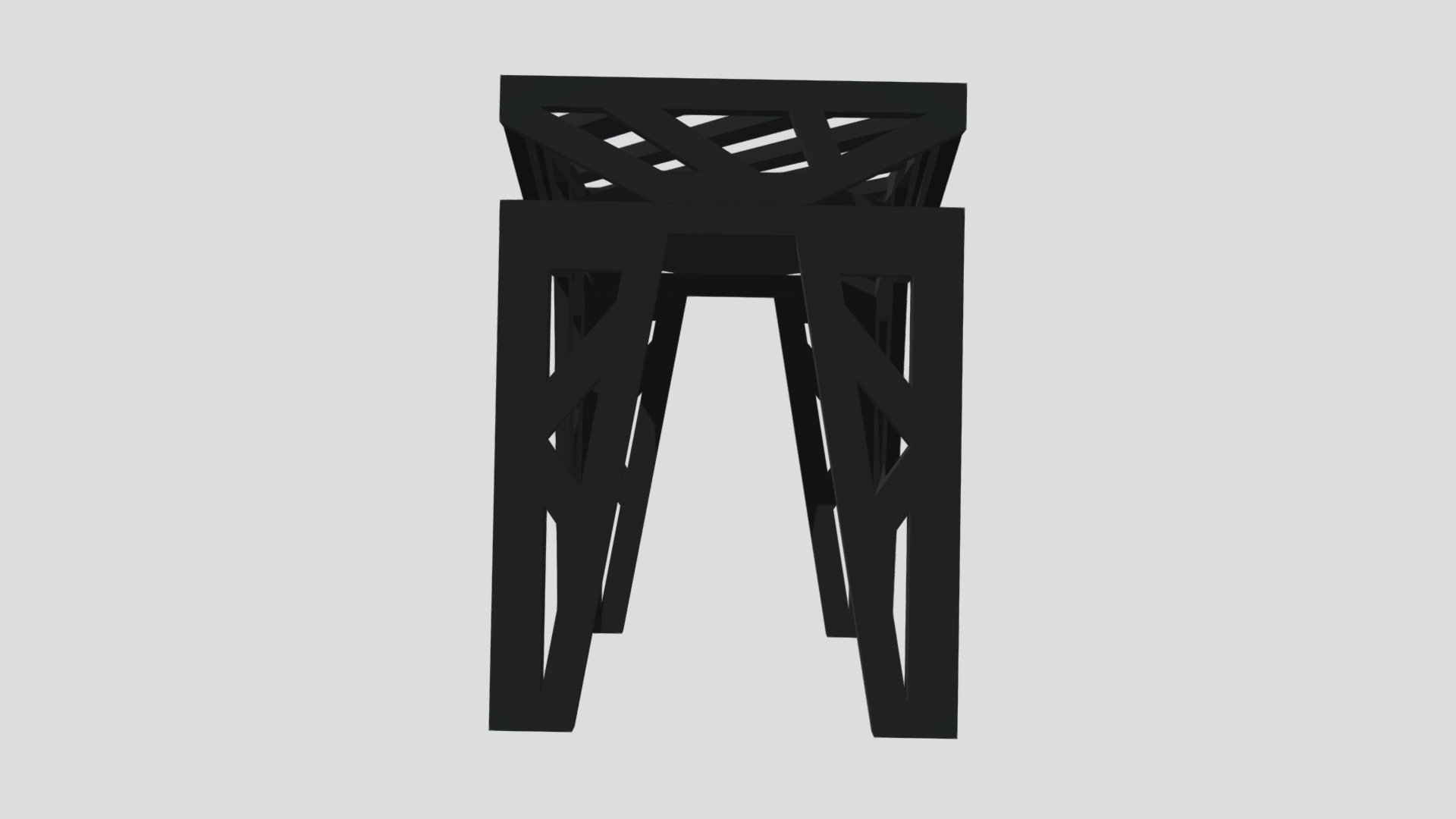 CNC stool design - Download Free 3D model by rushabhkamdar49 [219e5f9 ...