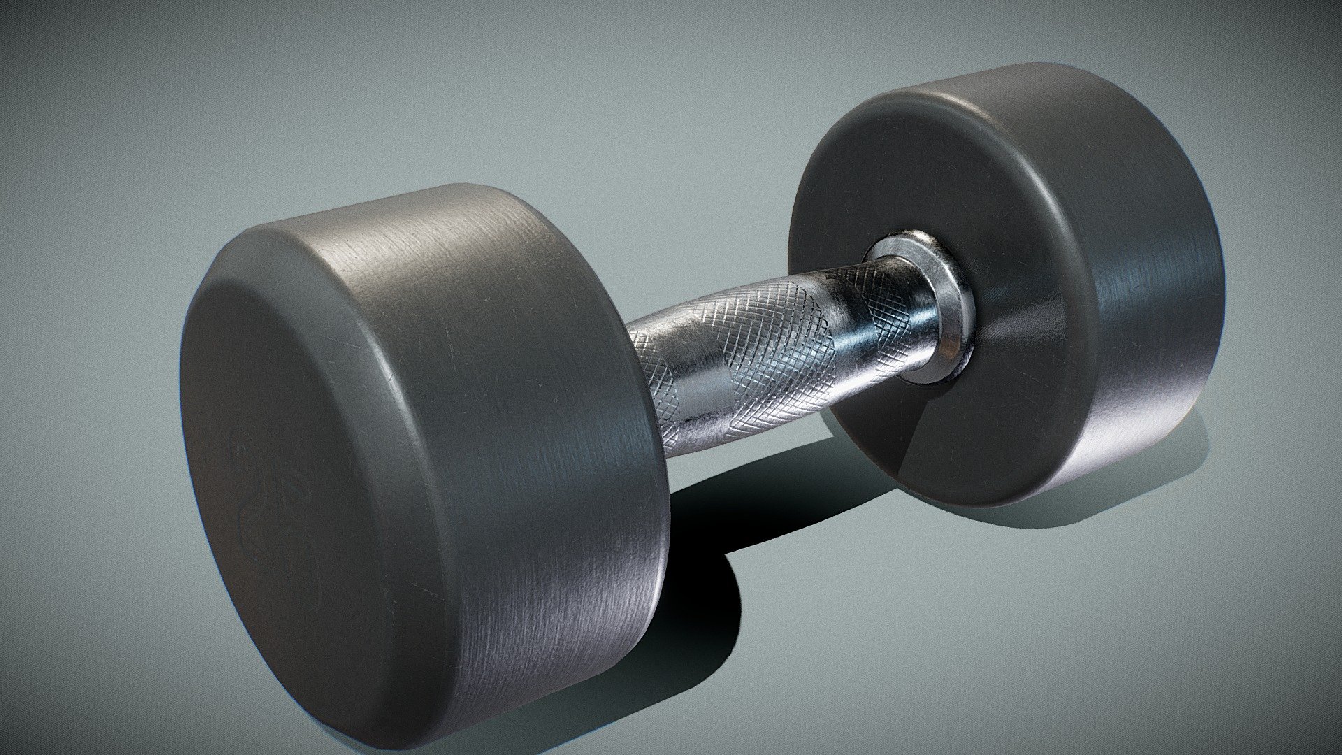 Dumbbell - Buy Royalty Free 3D model by Serhii3D [219e612] - Sketchfab ...
