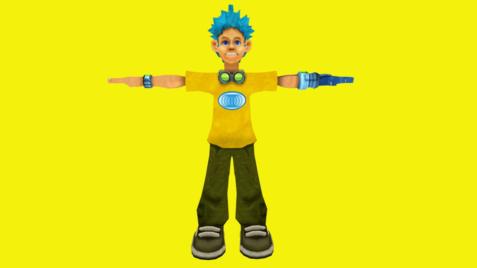 Xbox - Fuzion Frenzy - Character Select - Zak (C - 3D model by ...
