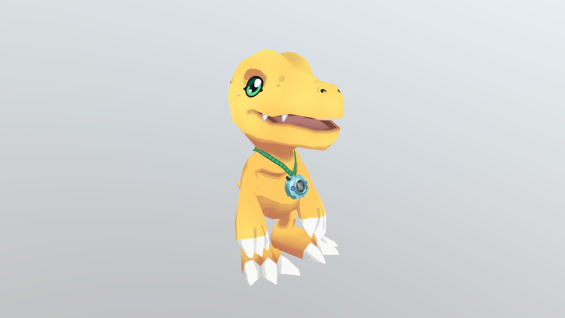 Agumon Game Model - 3D model by ConnorWelsh [21a2c64] - Sketchfab