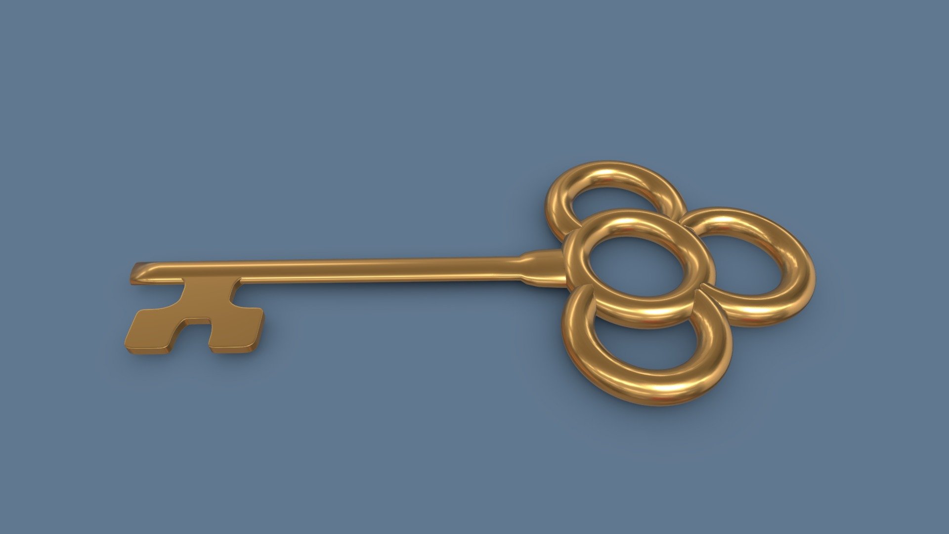 Garden Gate Key HIGHPOLY - 3D model by Maggatron (@MaggaModels ...