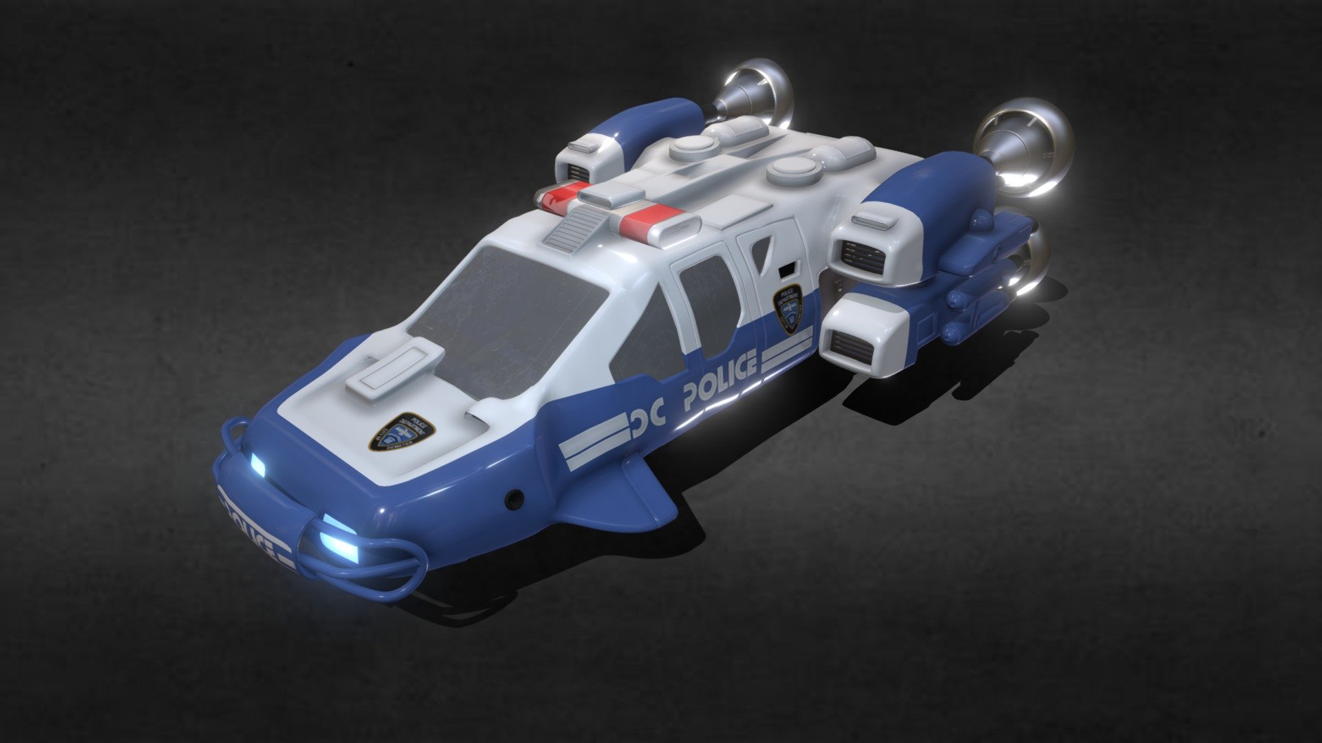 Space Precinct cruiser - Buy Royalty Free 3D model by Ralph's Workshop ...
