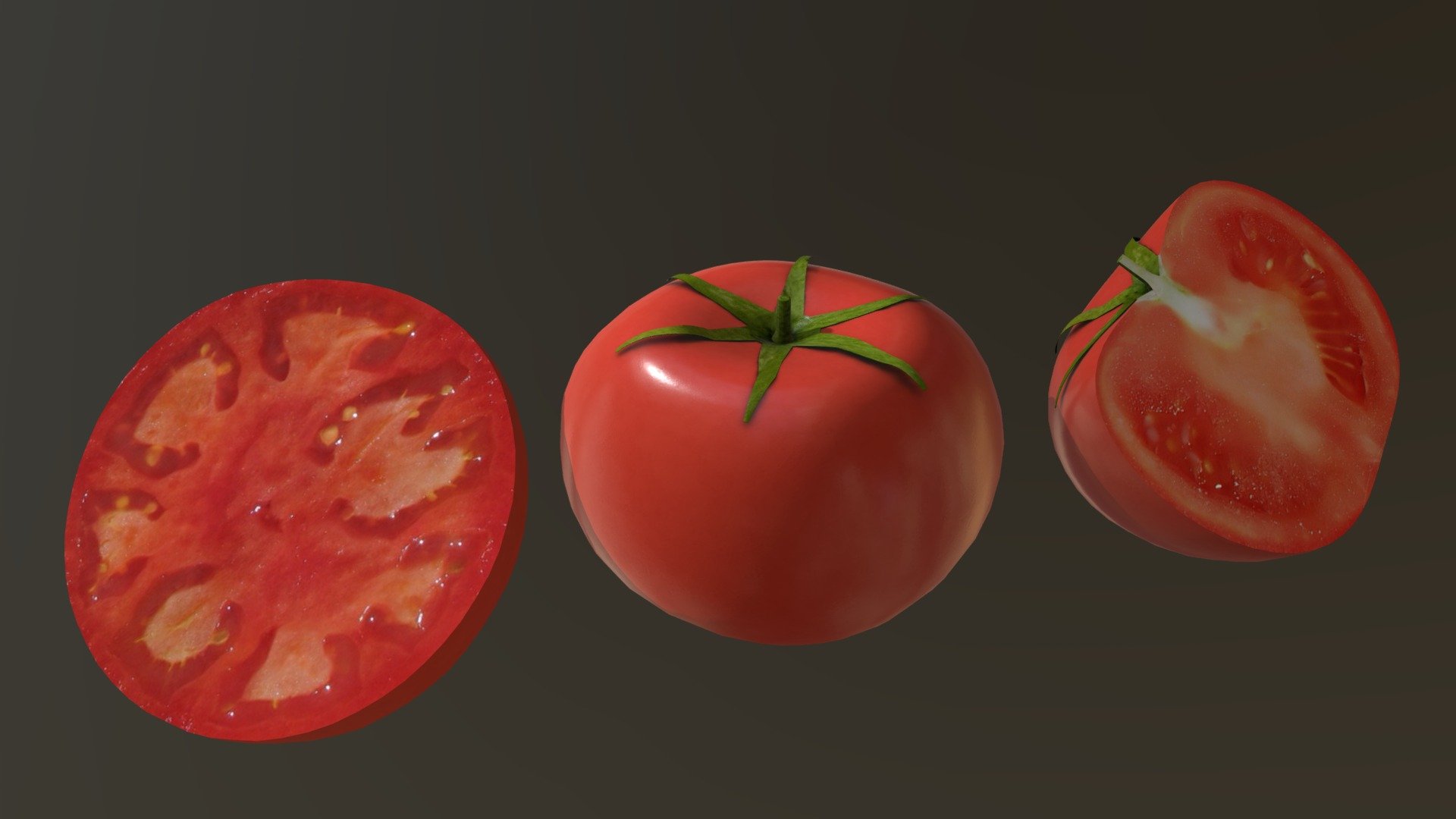Tomato - 3D model by Kailash H Kanojia (@KailashHKanojia) [21a4797 ...