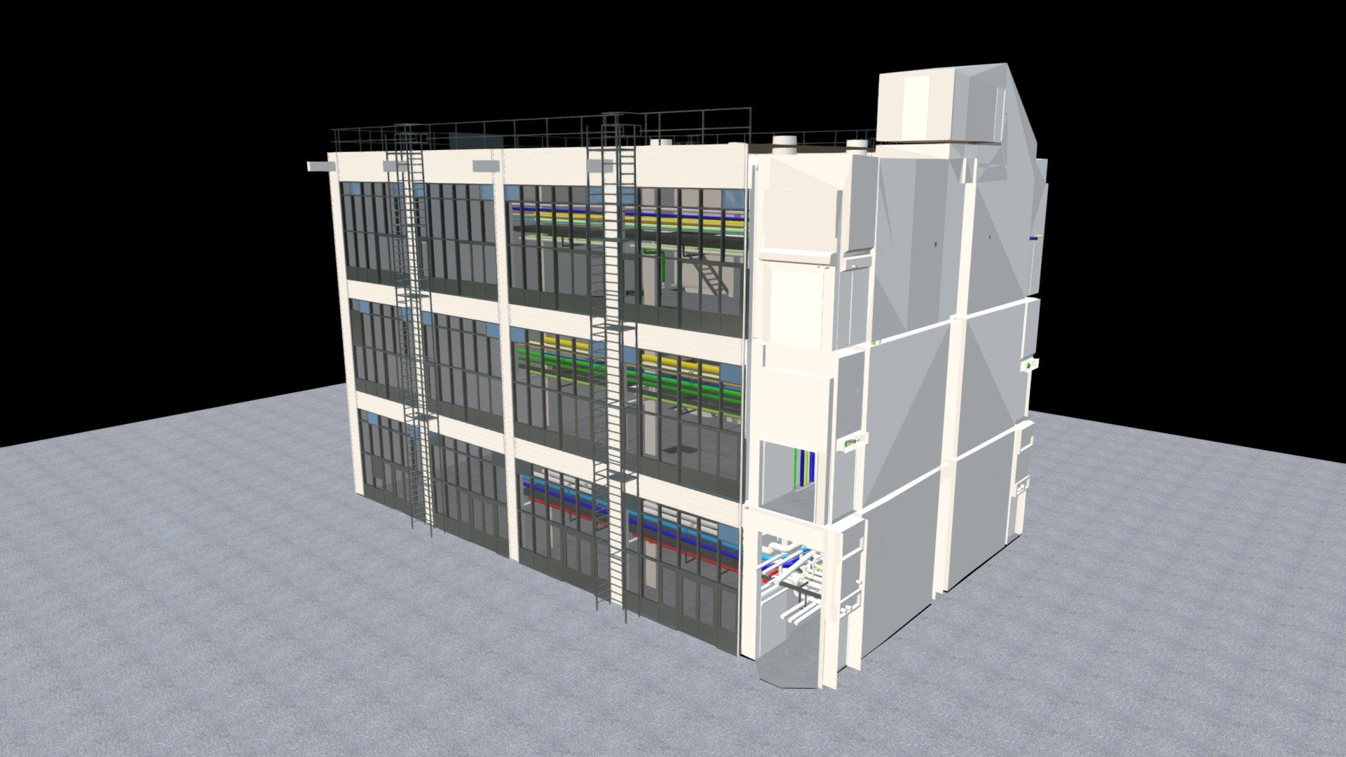 Pharmaceutical plant - 3D model by OCUPLAN ® (@LaserVision) [21a4f30 ...