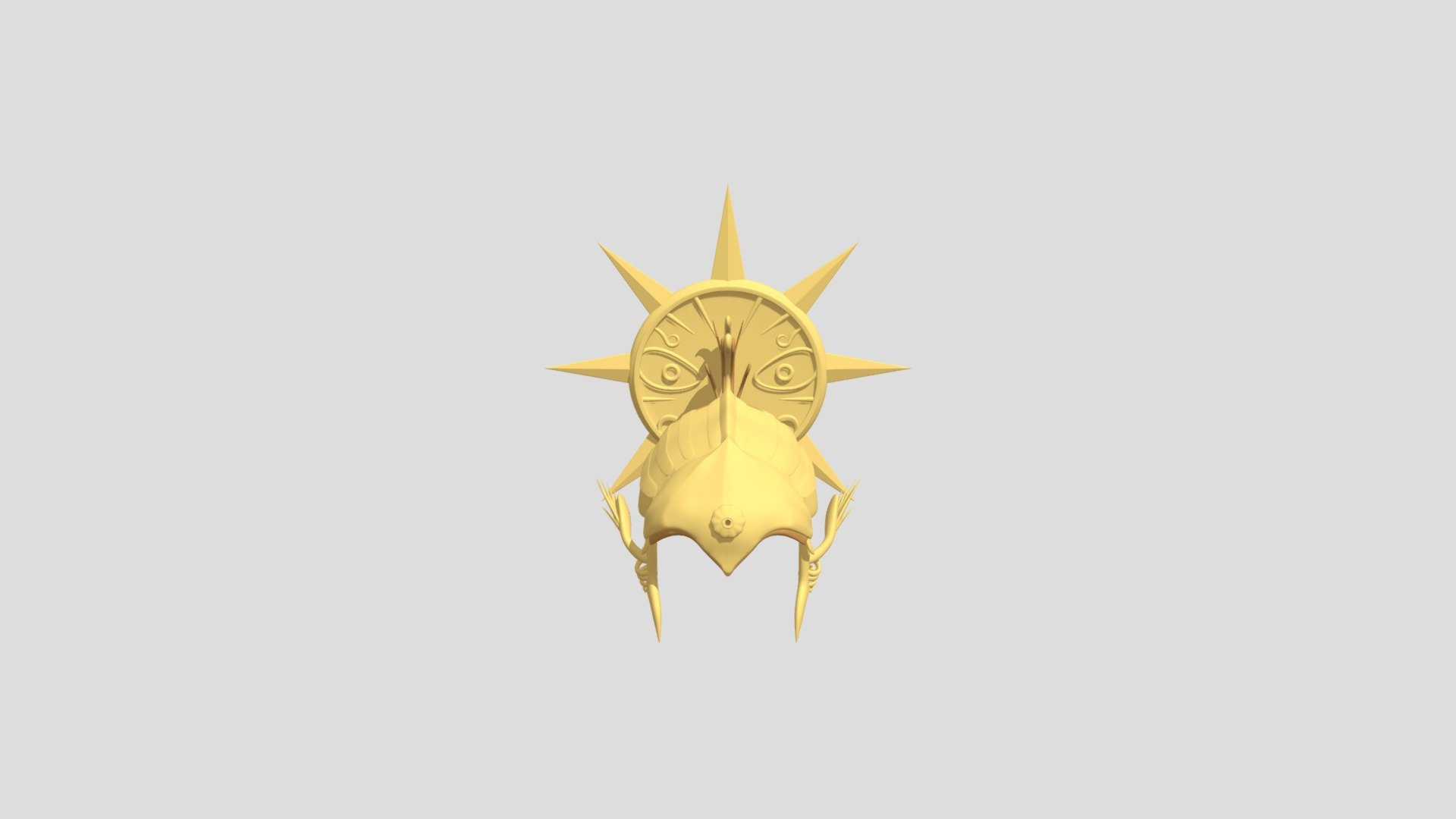 Hindi Sun God Helm - 3D model by Pisit.Ton.Thonabut [21a6245] - Sketchfab