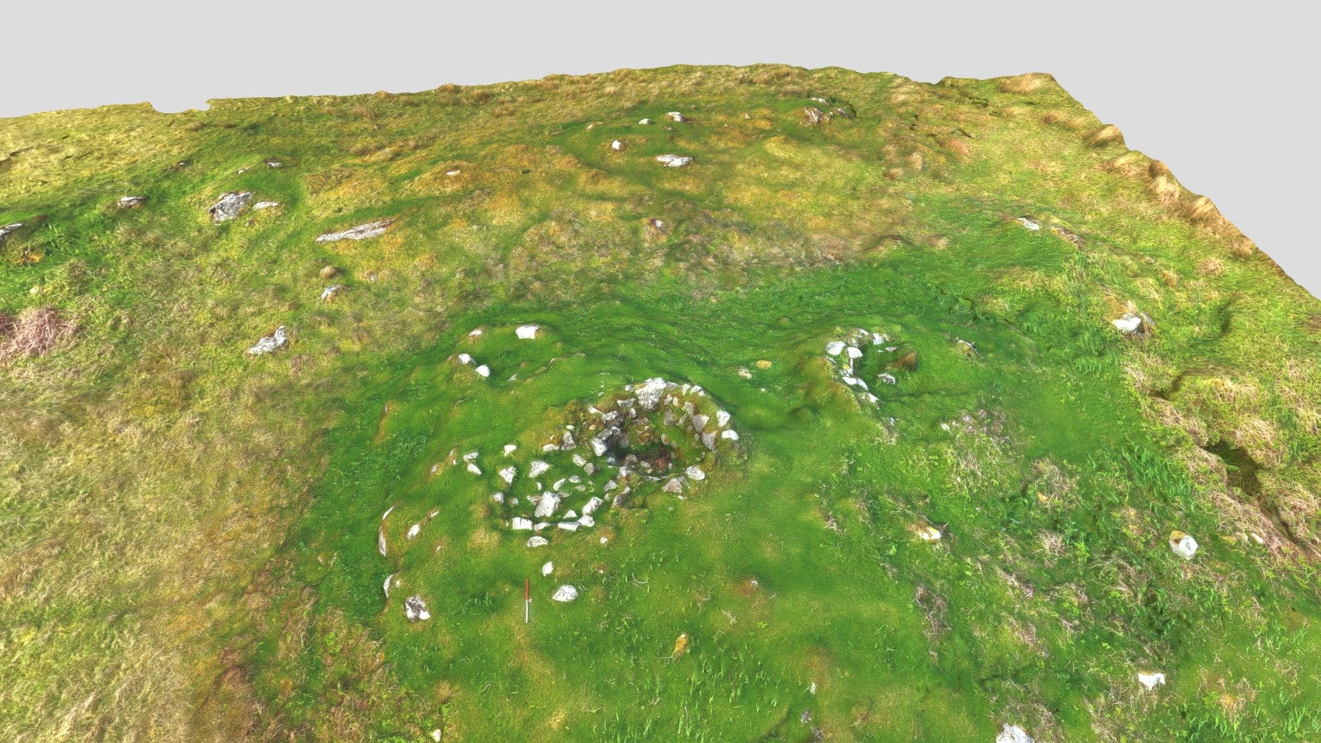 A mound with several bothies, Grimsay - 3D model by Smilemaker [21a7bc2 ...
