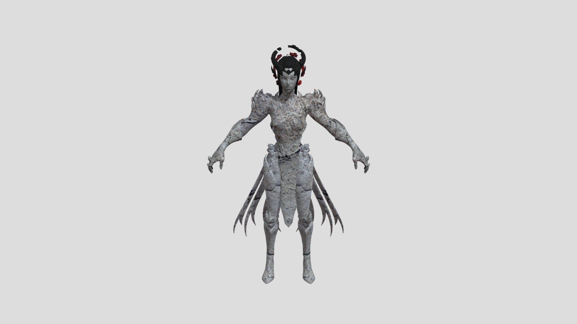 cube queen statue - Download Free 3D model by The Realm Genō ...