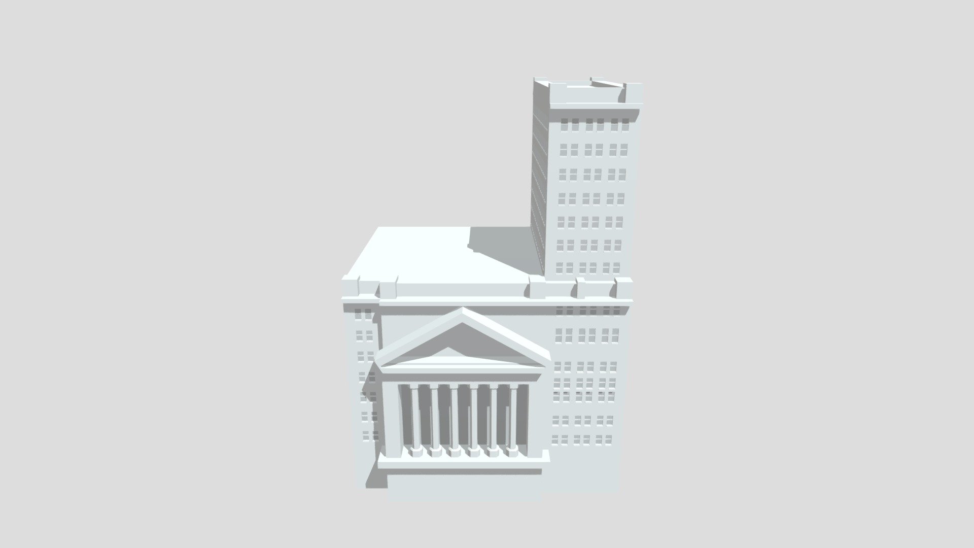 Stock Exchange - 3D model by Abigail (@akhart) [21a8300] - Sketchfab