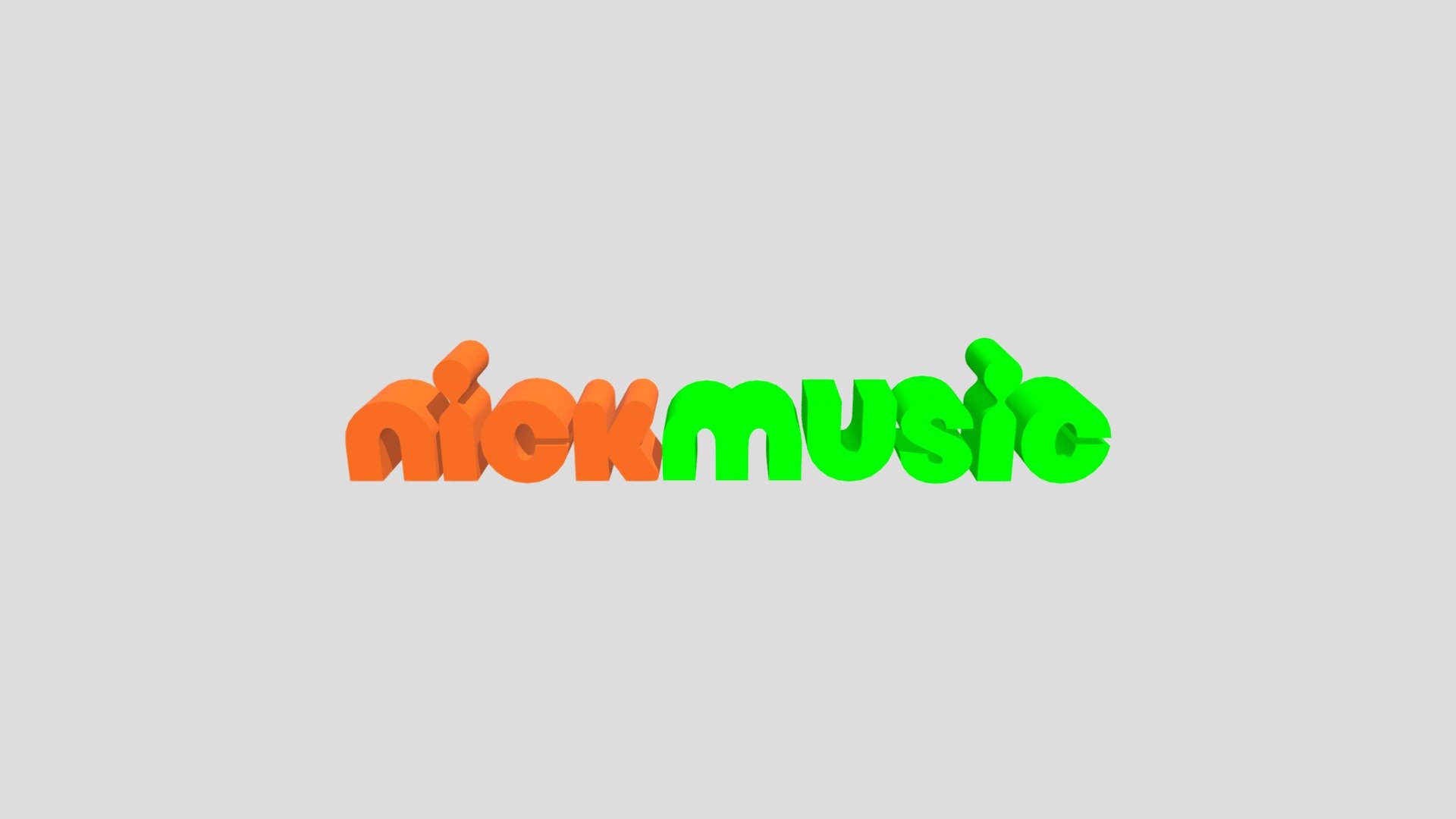NickMusic [brand logo] (2017-Present) - Download Free 3D model by ...