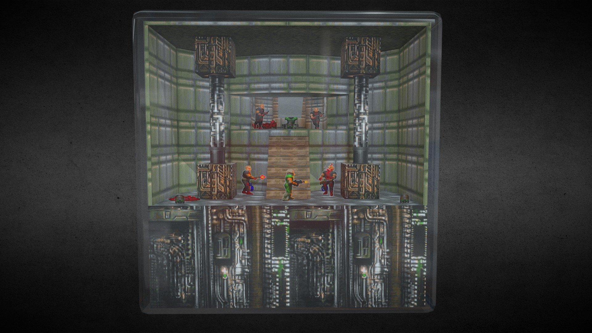 Doom E1M1 - 3D model by edypagaza [21a998d] - Sketchfab