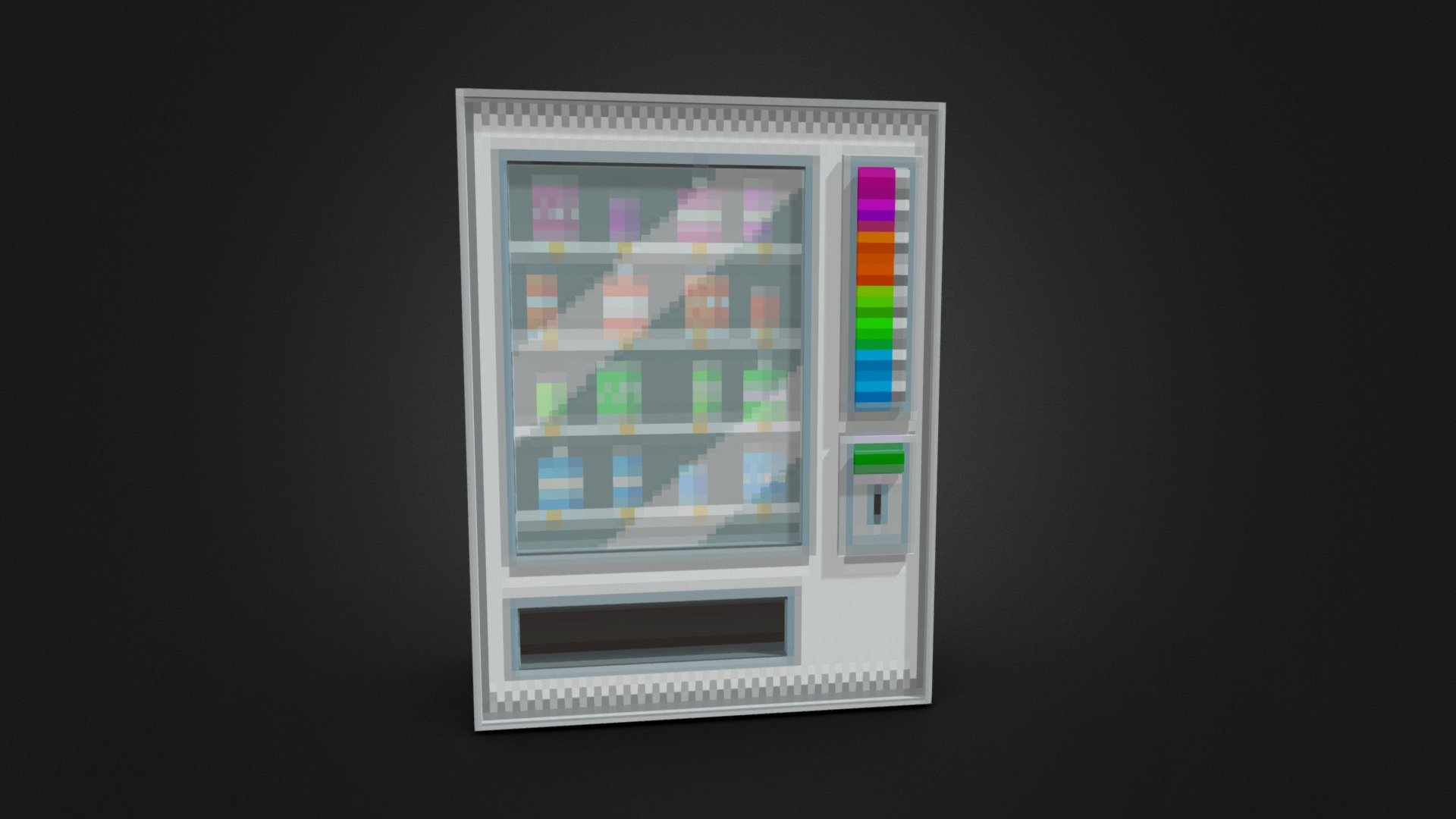Pixel Art Vending Machine - Download Free 3D model by AkuVain [21ab20c] - Sketchfab
