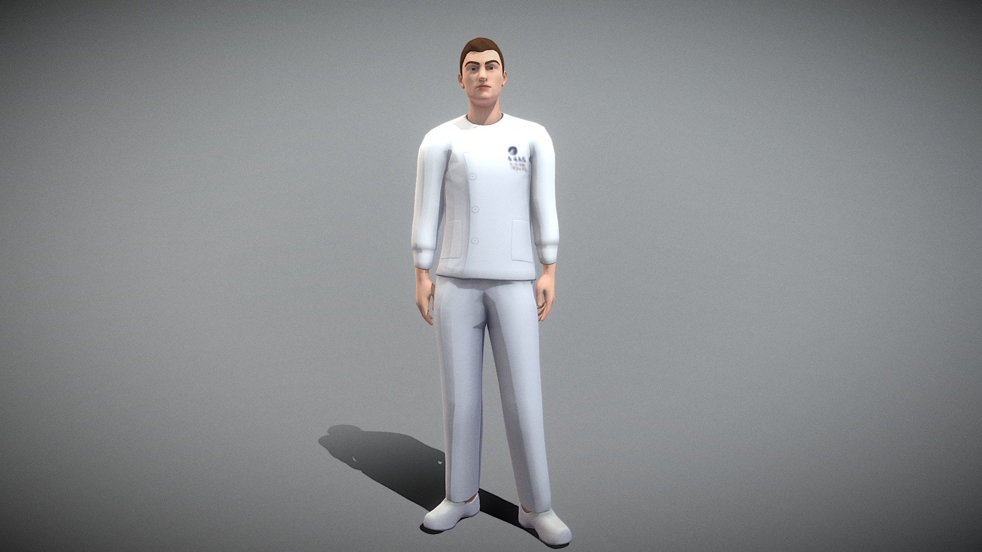 Male Nurse - Buy Royalty Free 3D model by Zhang Shangbin ...