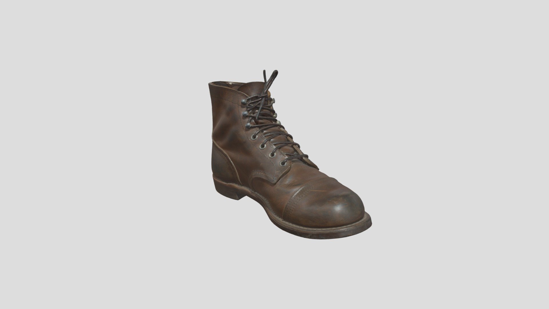 Redwings Leather Boot - 3D model by 3D Assets Studio (@3D_Assets_Studio ...