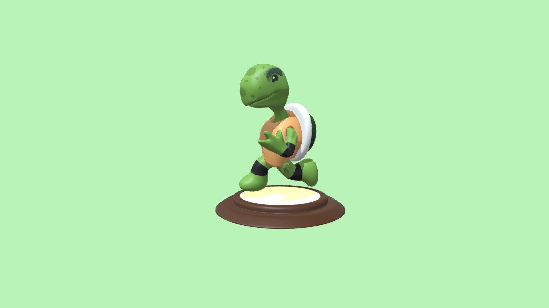 Turtle run main character - 3D model by Daniel Chávez Camargo ...