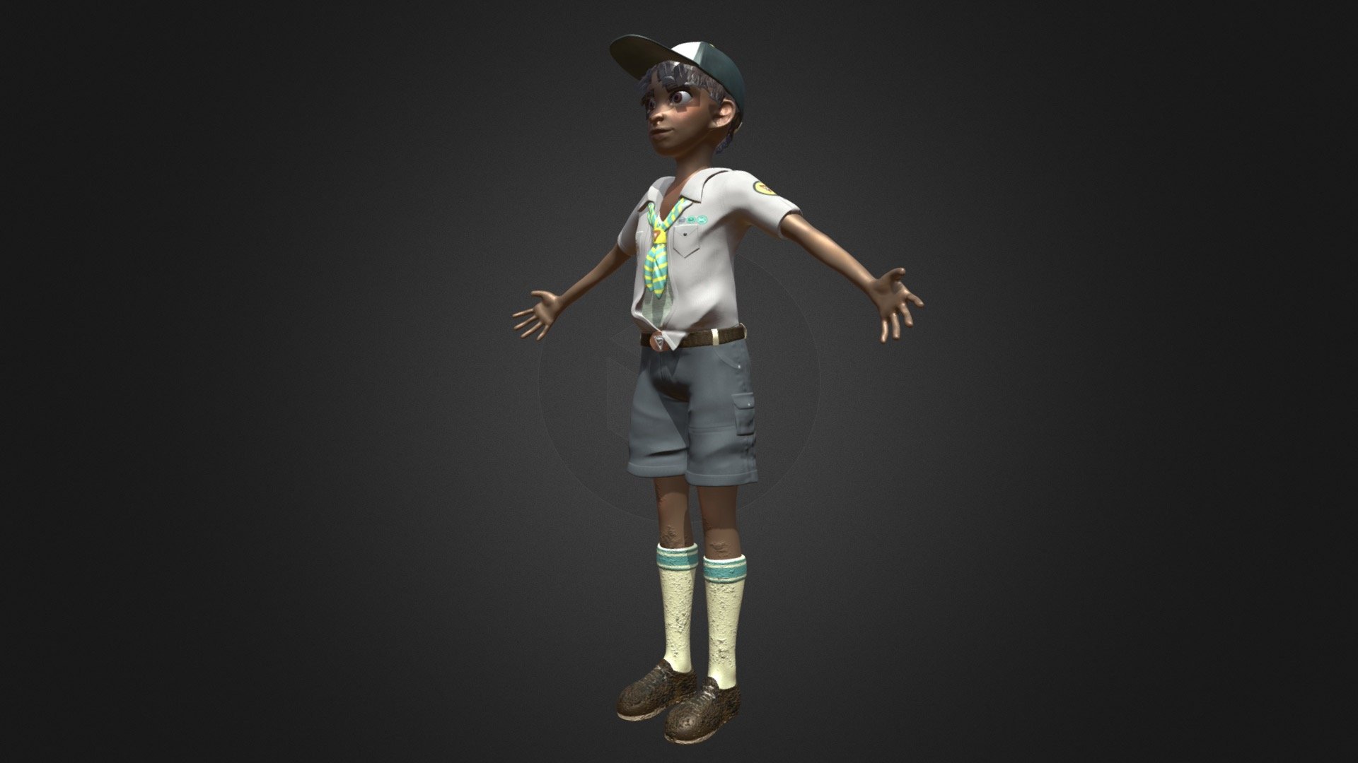 Adventist Pathfinder Boy (Beta 3) - 3D model by ARmediaLab (@Daryl ...