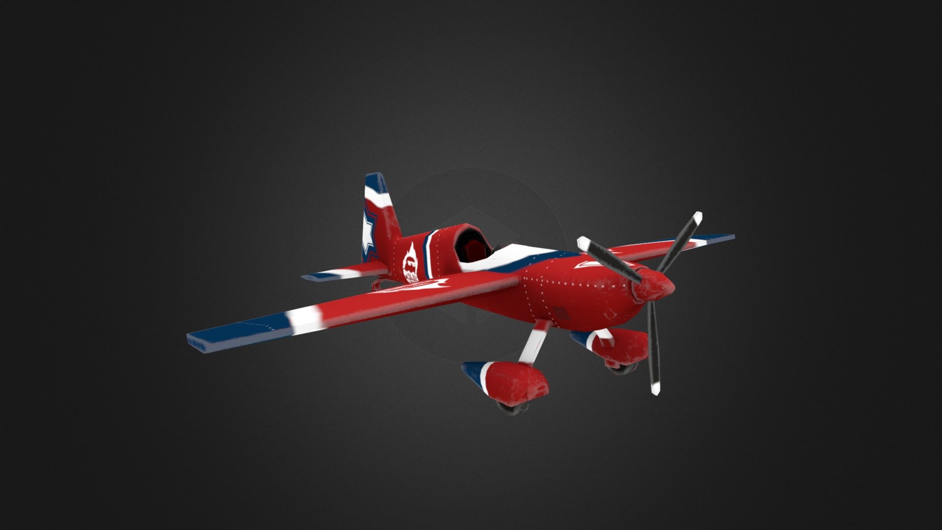 Airplane - 3D model by ZetoDigitalArt (@zetovirtualdesigns) [21b4fa0 ...