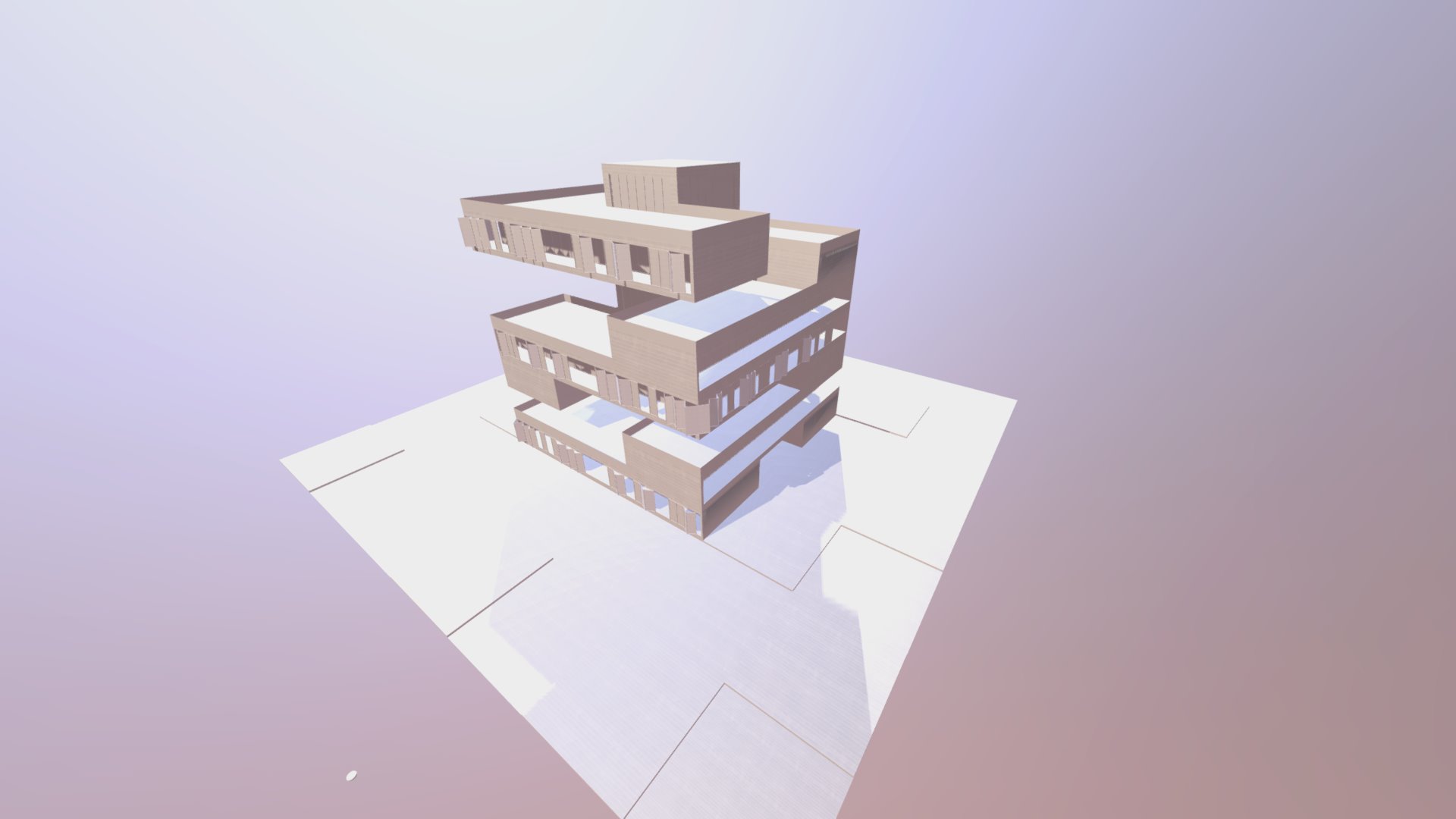 residential building - 3D model by lilyyyyy [21b5532] - Sketchfab