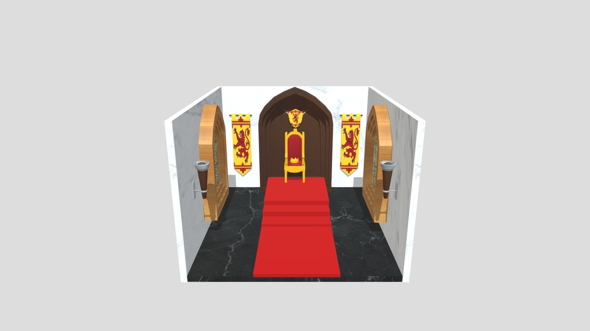 throne room low poly - 3D model by Renan Naves (@Kenzoutenma) [21b5f21 ...
