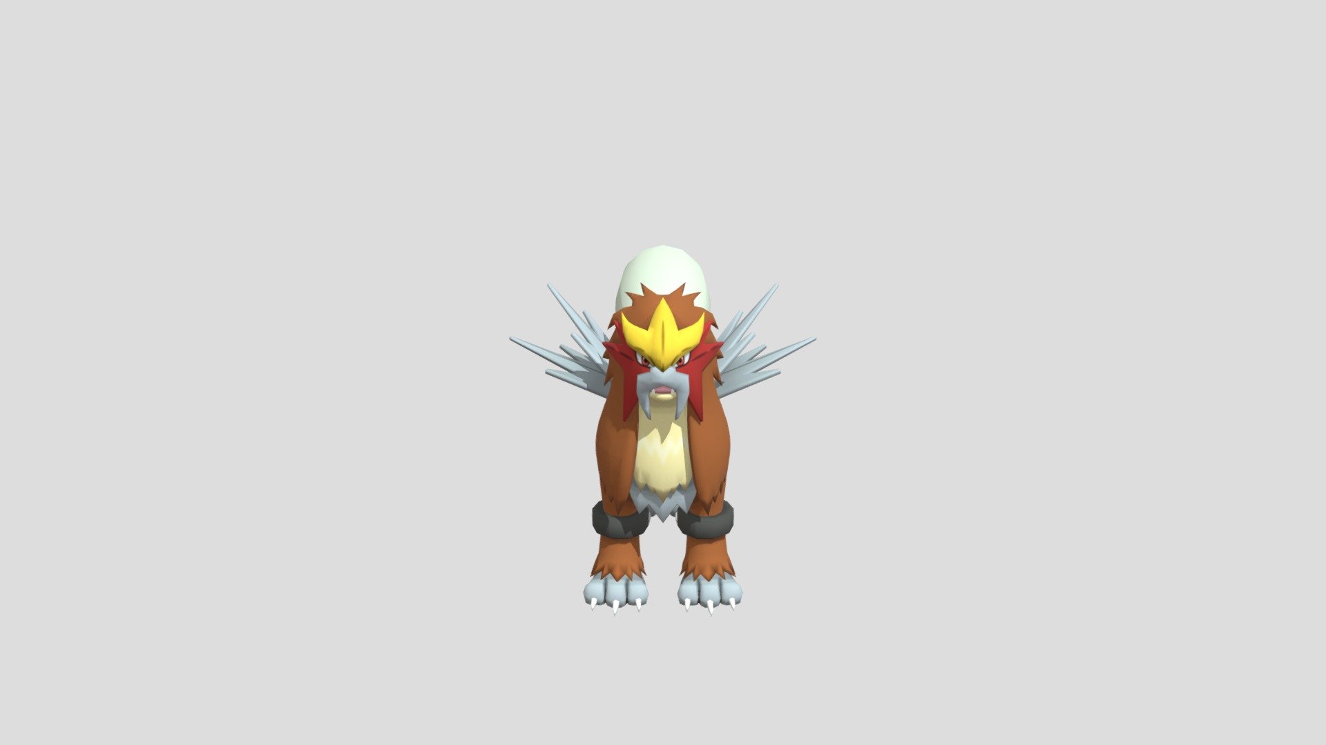 Entei - Download Free 3D model by Dodogamer (@lazaronogueira832 ...